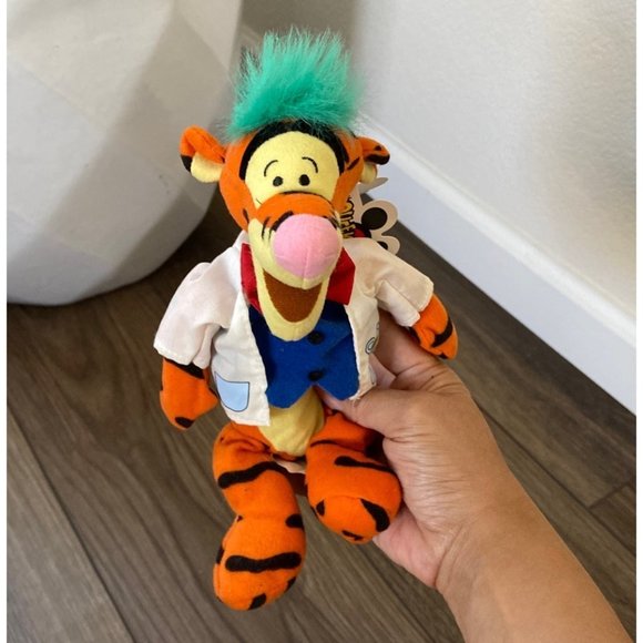 Disney | Toys | Disney Mouseketoys Tigger Mad Scientist 9 Mini Bean Bag ...